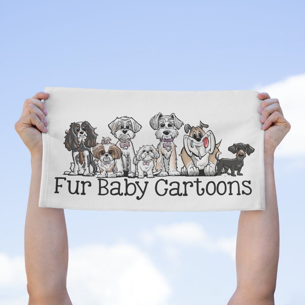 Fur Baby Cartoons Official FBC Rally Towel, 11x18 – The Bloodhound Shop